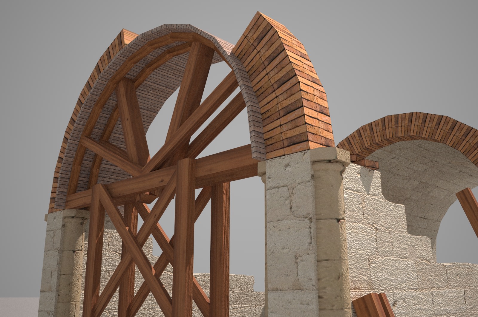 3D model Roman Arch reenactment VR / AR / low-poly rigged | CGTrader