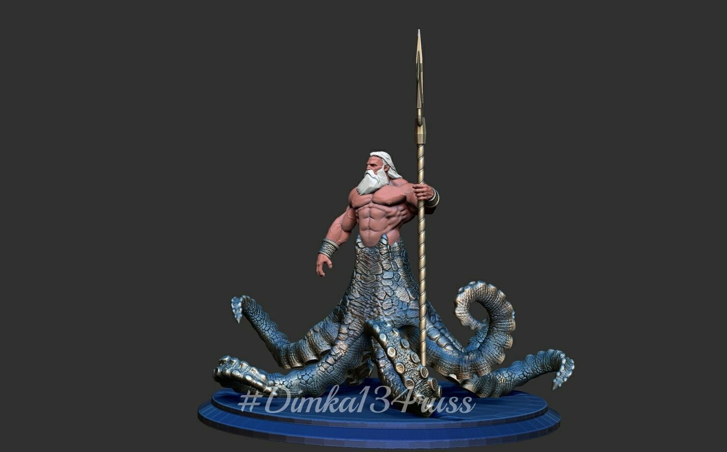 Poseidon 3D model 3D printable | CGTrader