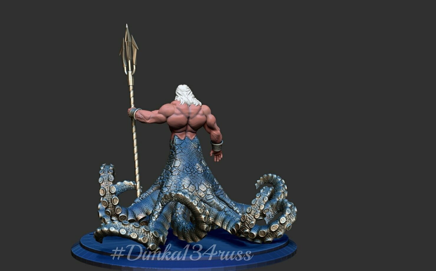 Poseidon 3D model 3D printable | CGTrader