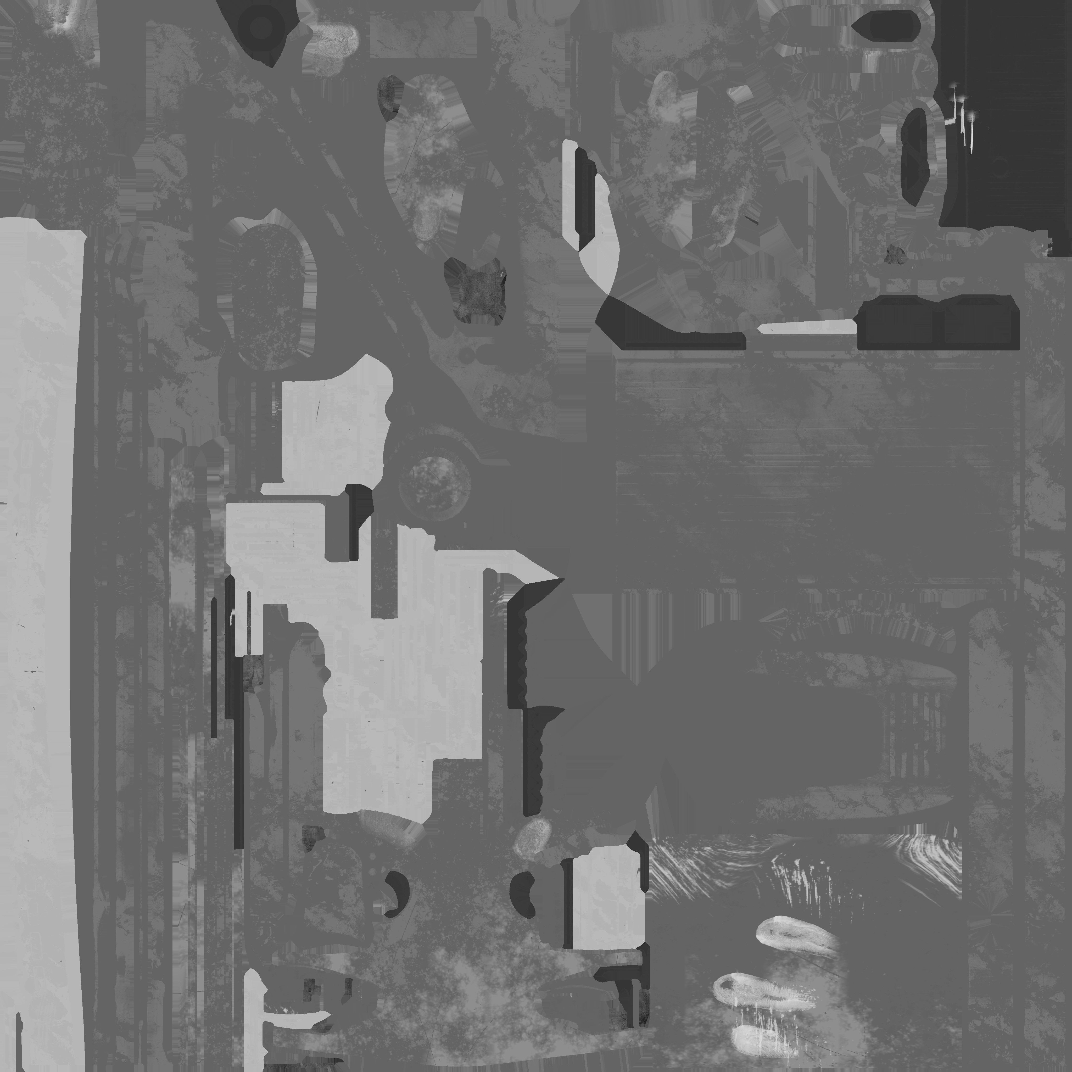 3D model New-generation AK12 machine-Gun VR / AR / low-poly animated ...