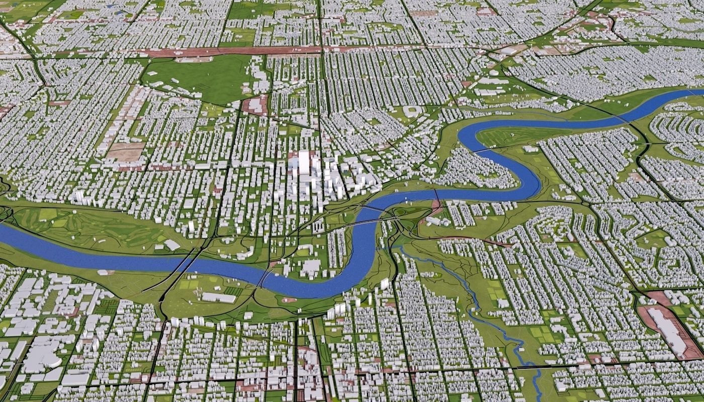Edmonton City 3D model | CGTrader