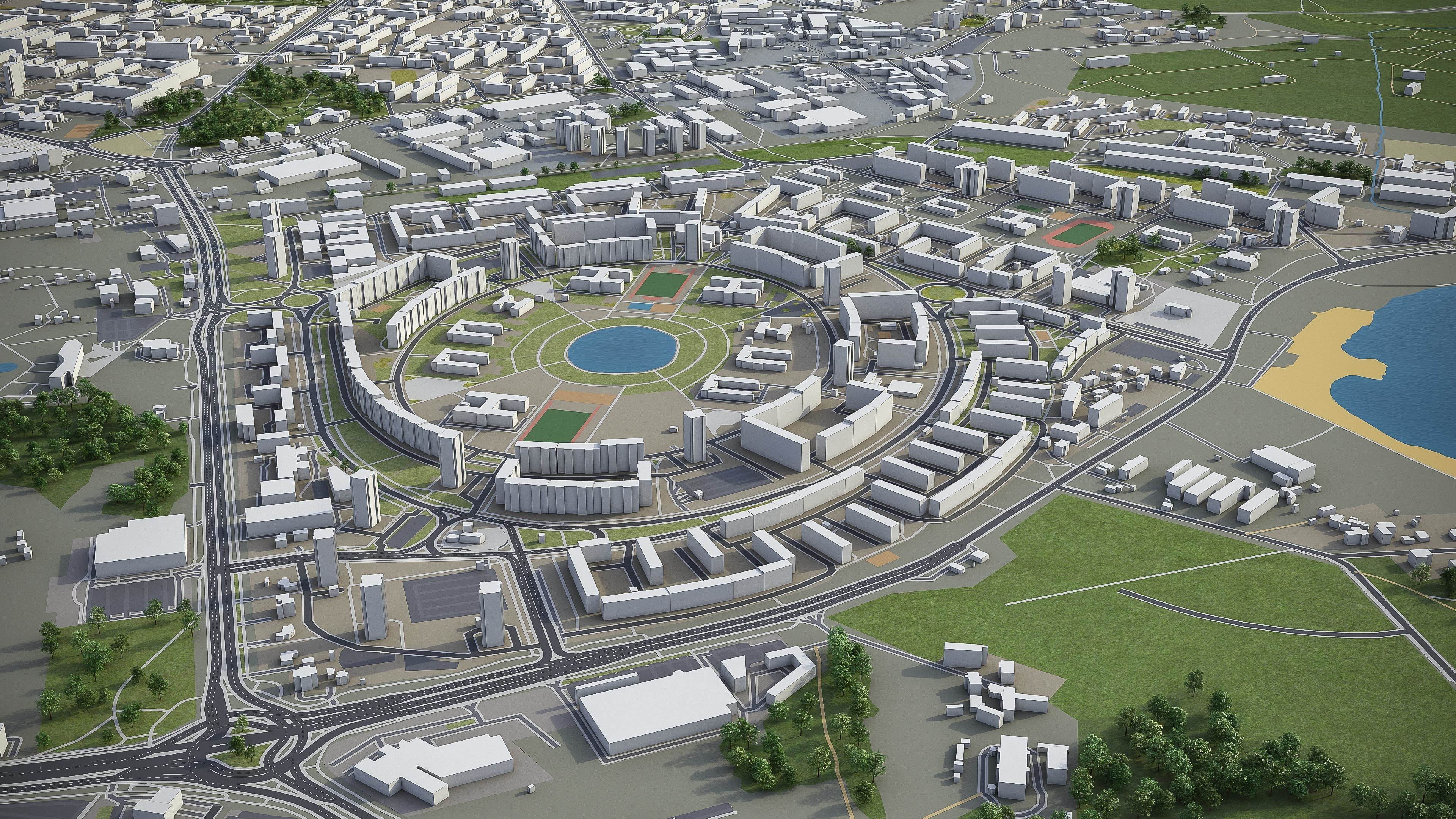 3D model Tallinn VR / AR / low-poly | CGTrader