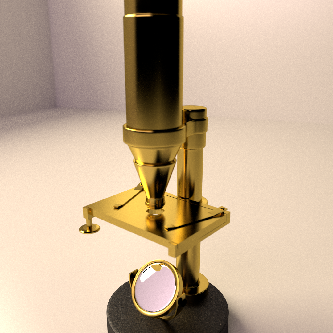 Antique Microscope 3D model | CGTrader