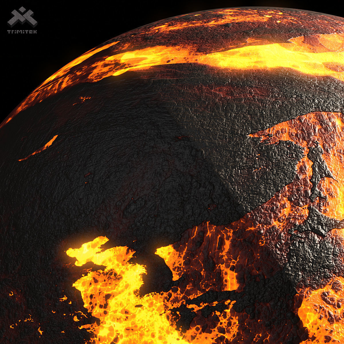 3D model Scorched Earth v2 - 8k PBR VR / AR / low-poly animated | CGTrader