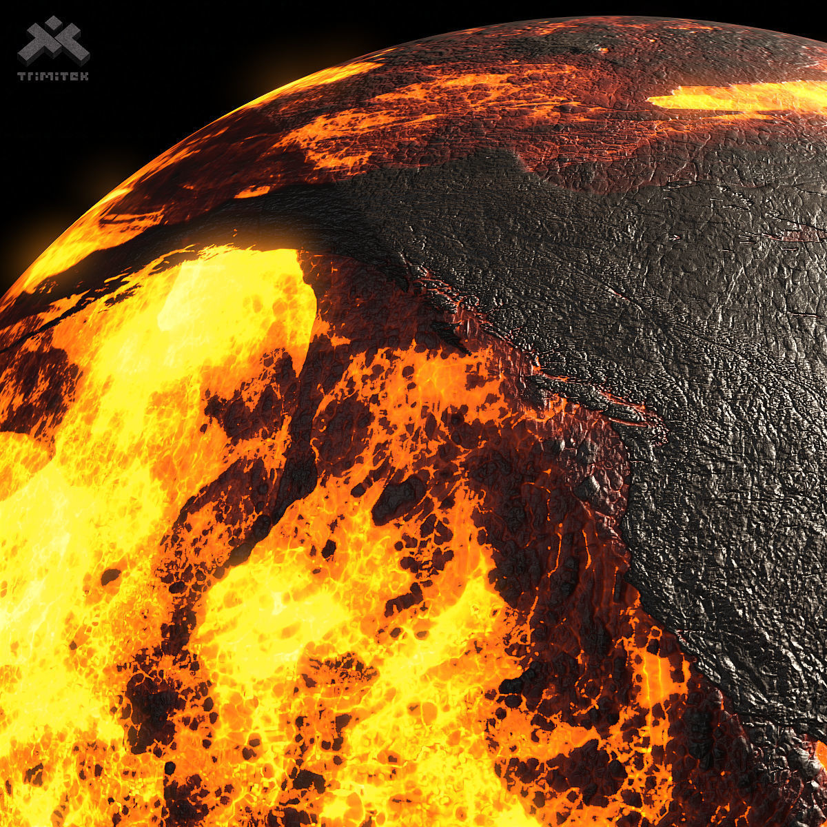 3D model Scorched Earth v2 - 8k PBR VR / AR / low-poly animated | CGTrader