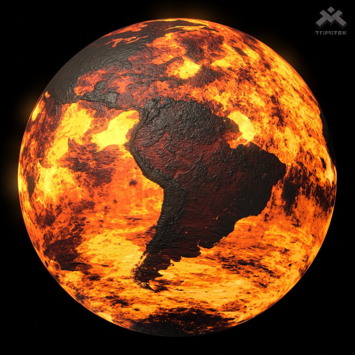 3D model Scorched Earth v2 - 8k PBR VR / AR / low-poly animated | CGTrader