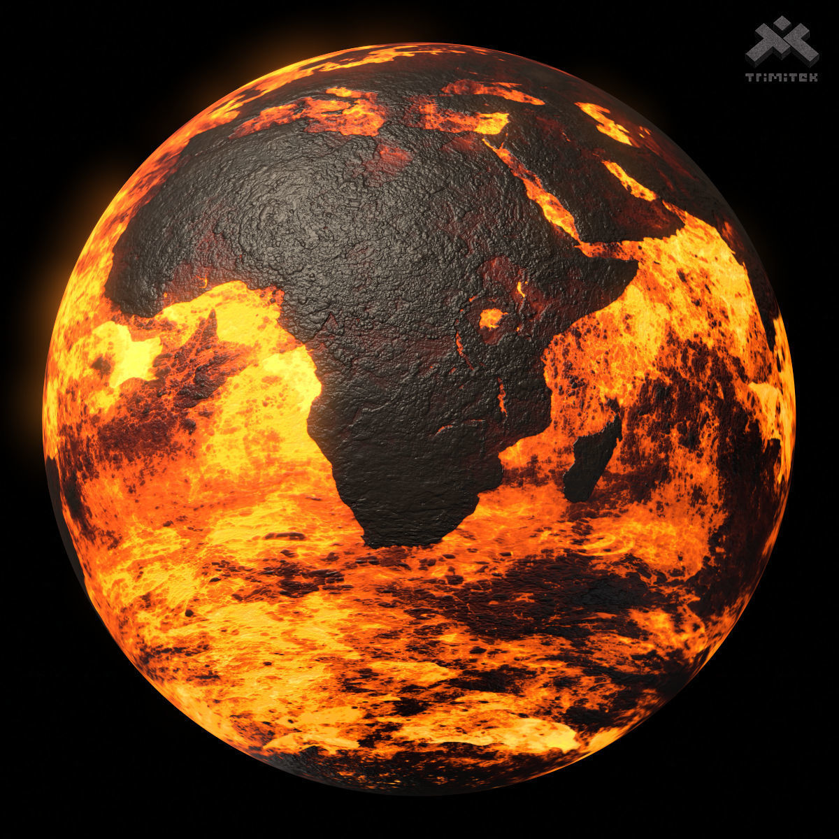 3D model Scorched Earth v2 - 8k PBR VR / AR / low-poly animated | CGTrader