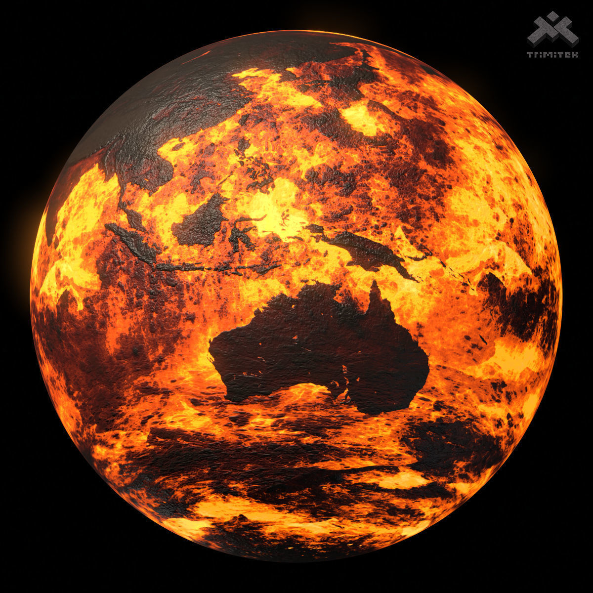 3D model Scorched Earth v2 - 8k PBR VR / AR / low-poly animated | CGTrader