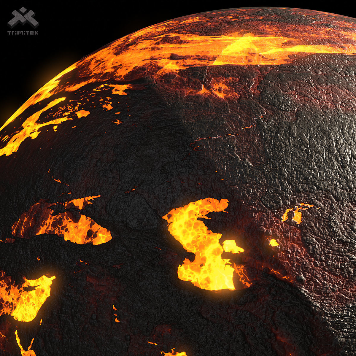 3D model Scorched Earth v2 - 8k PBR VR / AR / low-poly animated | CGTrader
