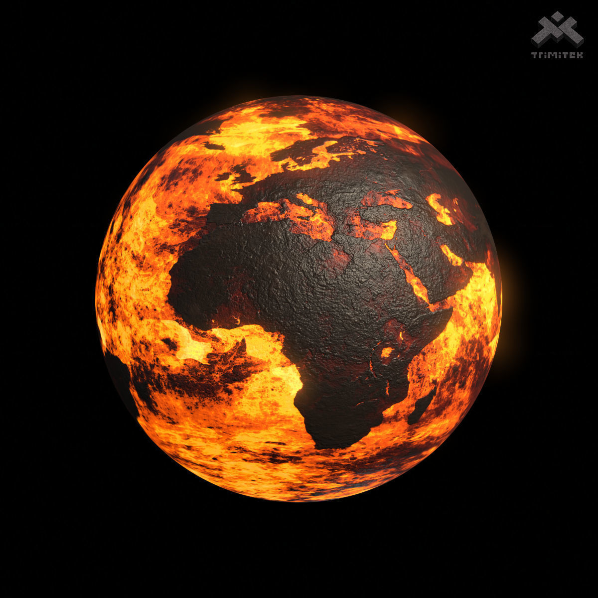 3D model Scorched Earth v2 - 8k PBR VR / AR / low-poly animated | CGTrader
