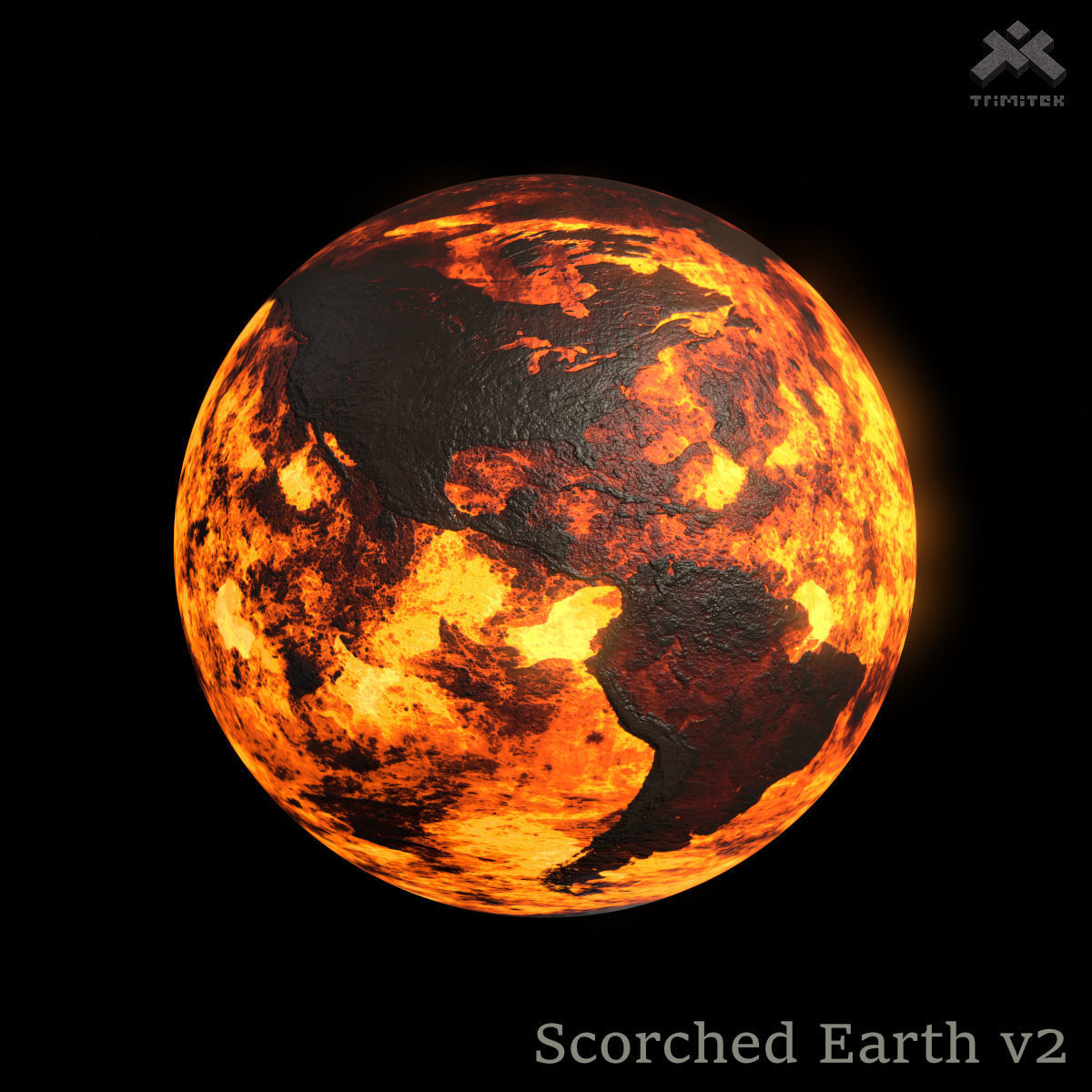3D model Scorched Earth v2 - 8k PBR VR / AR / low-poly animated | CGTrader