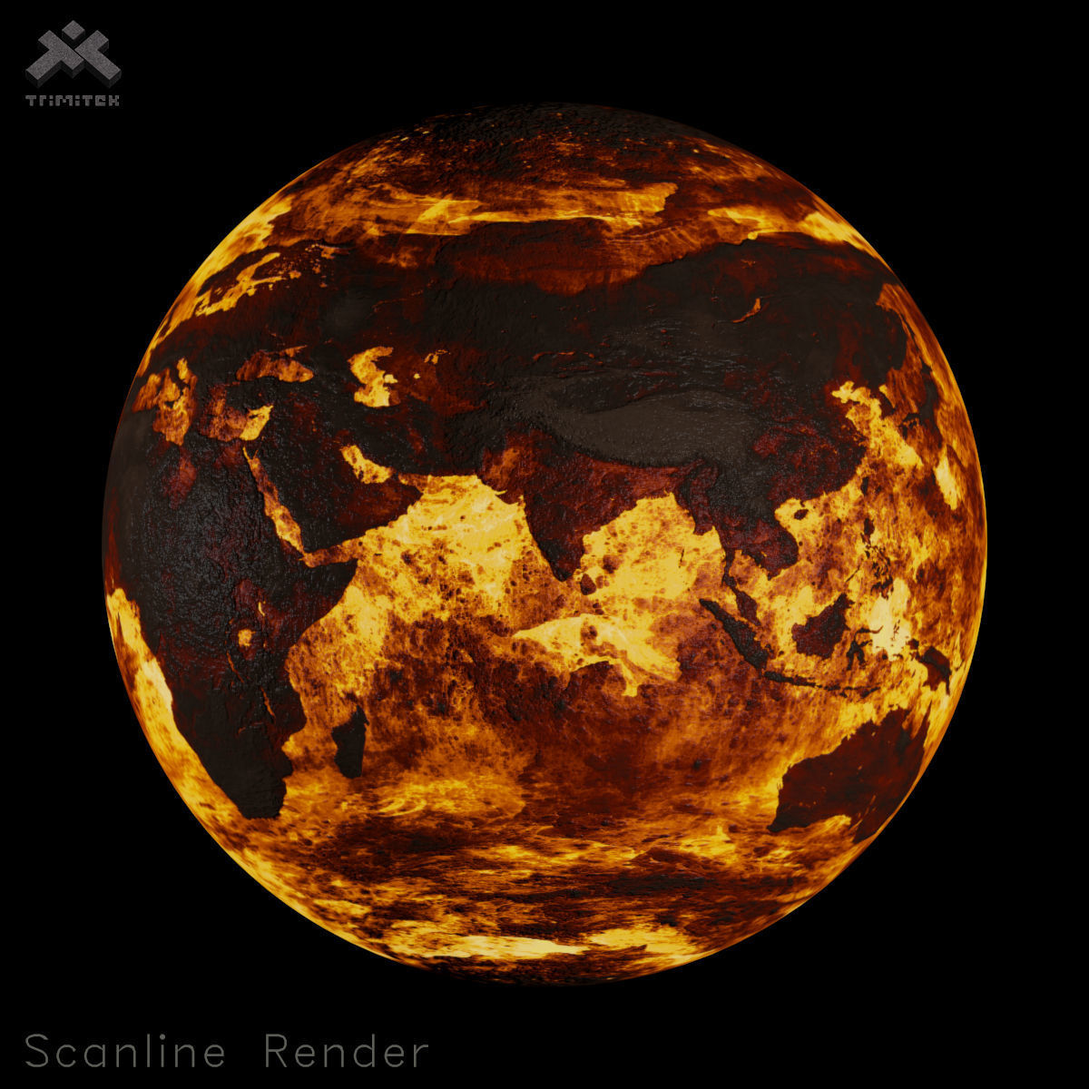 3D model Scorched Earth v2 - 8k PBR VR / AR / low-poly animated | CGTrader