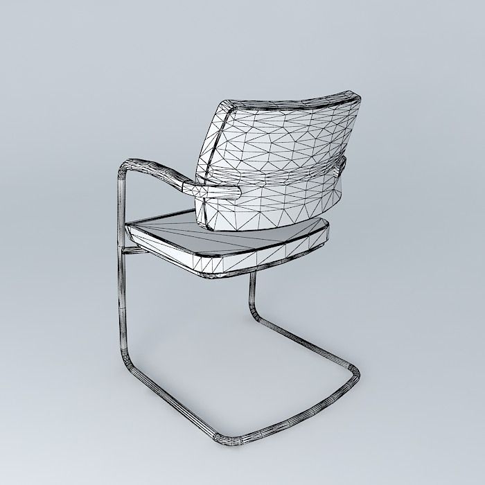 Boss Design Pro cantilever armchair free 3D model | CGTrader