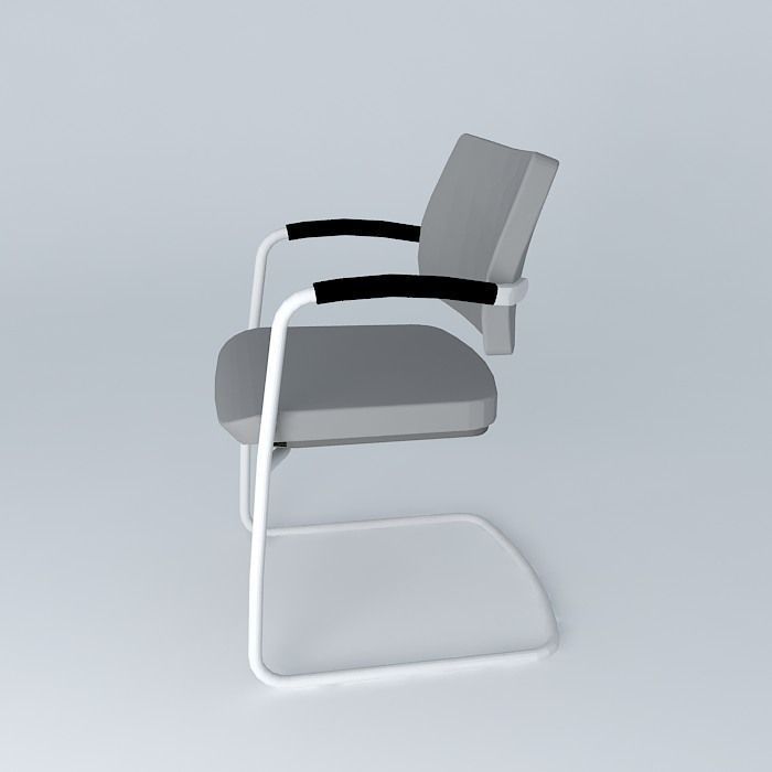 Boss Design Pro cantilever armchair free 3D model | CGTrader