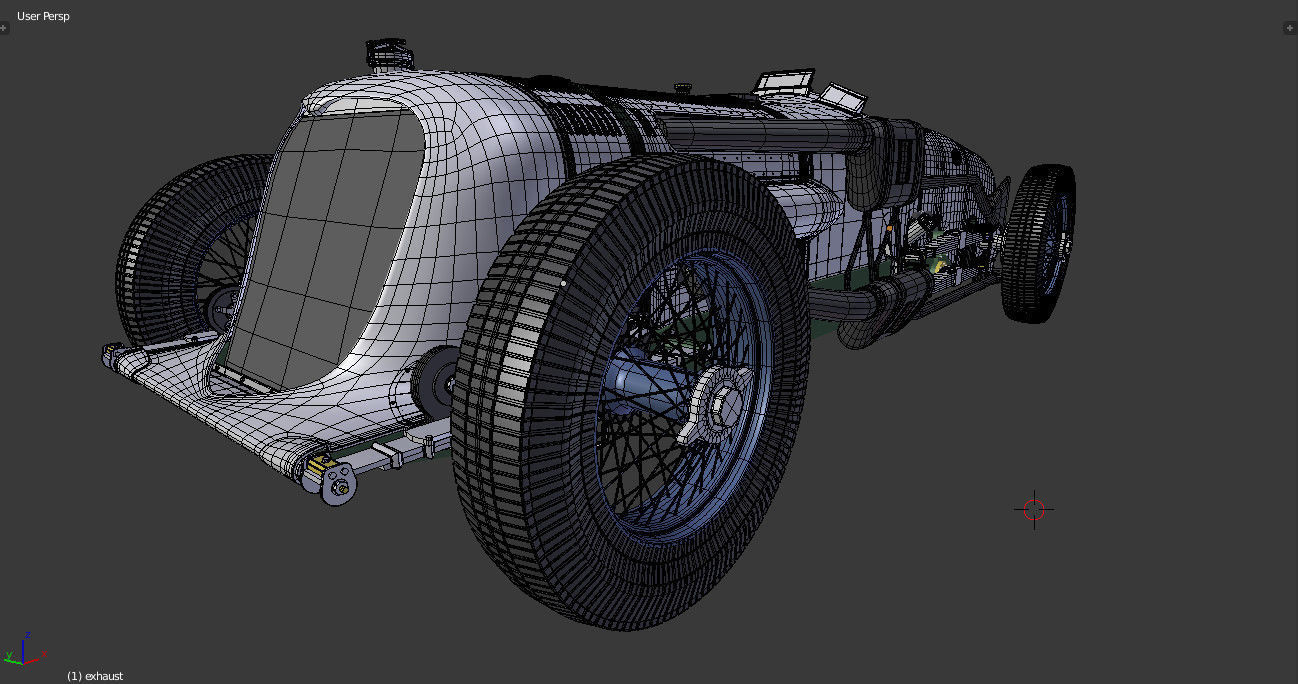 Napier Railton 3D model | CGTrader