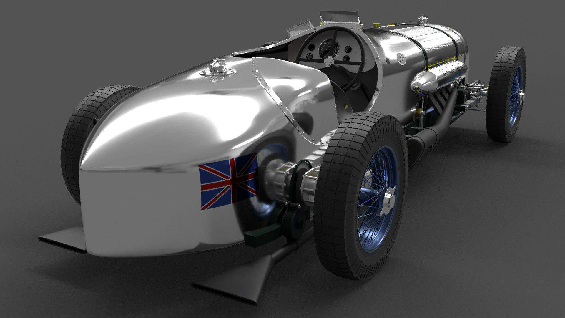 Napier Railton 3D model | CGTrader