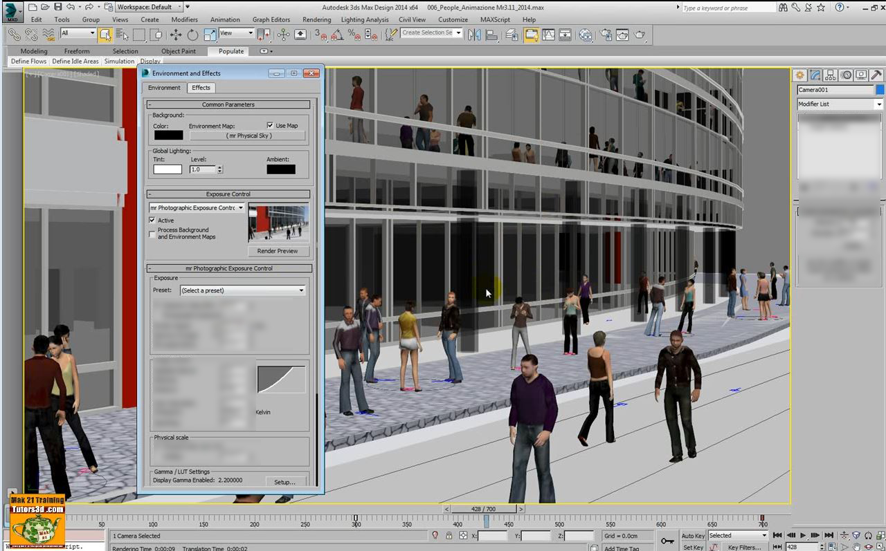 3ds max 2014 populate architecture vol 1 english cd front .max 3D ...