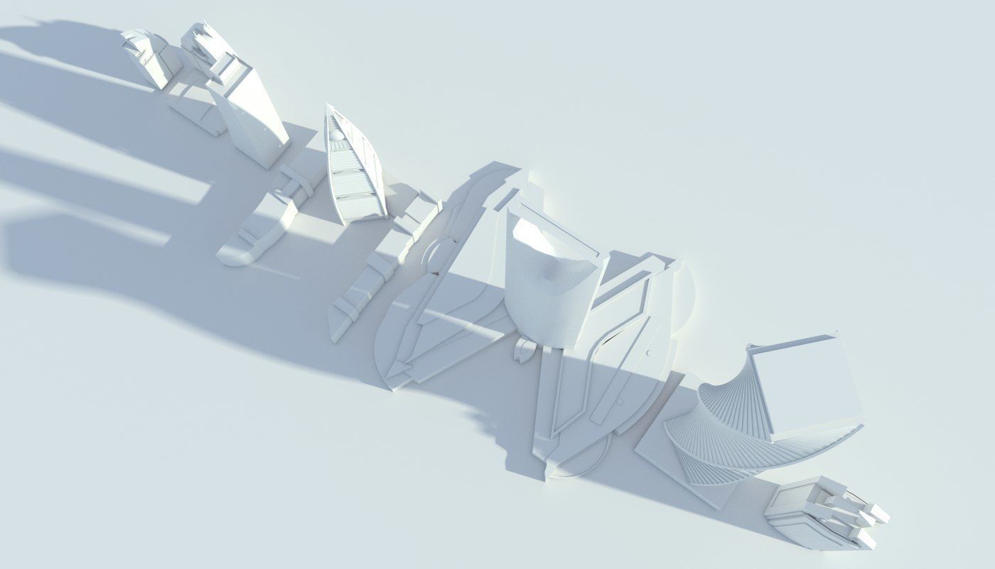 3D model Riyadh Buildings VR / AR / low-poly | CGTrader