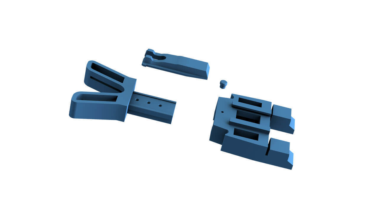Add-on Rako Boxes - Gun holder 3D model 3D printable | CGTrader