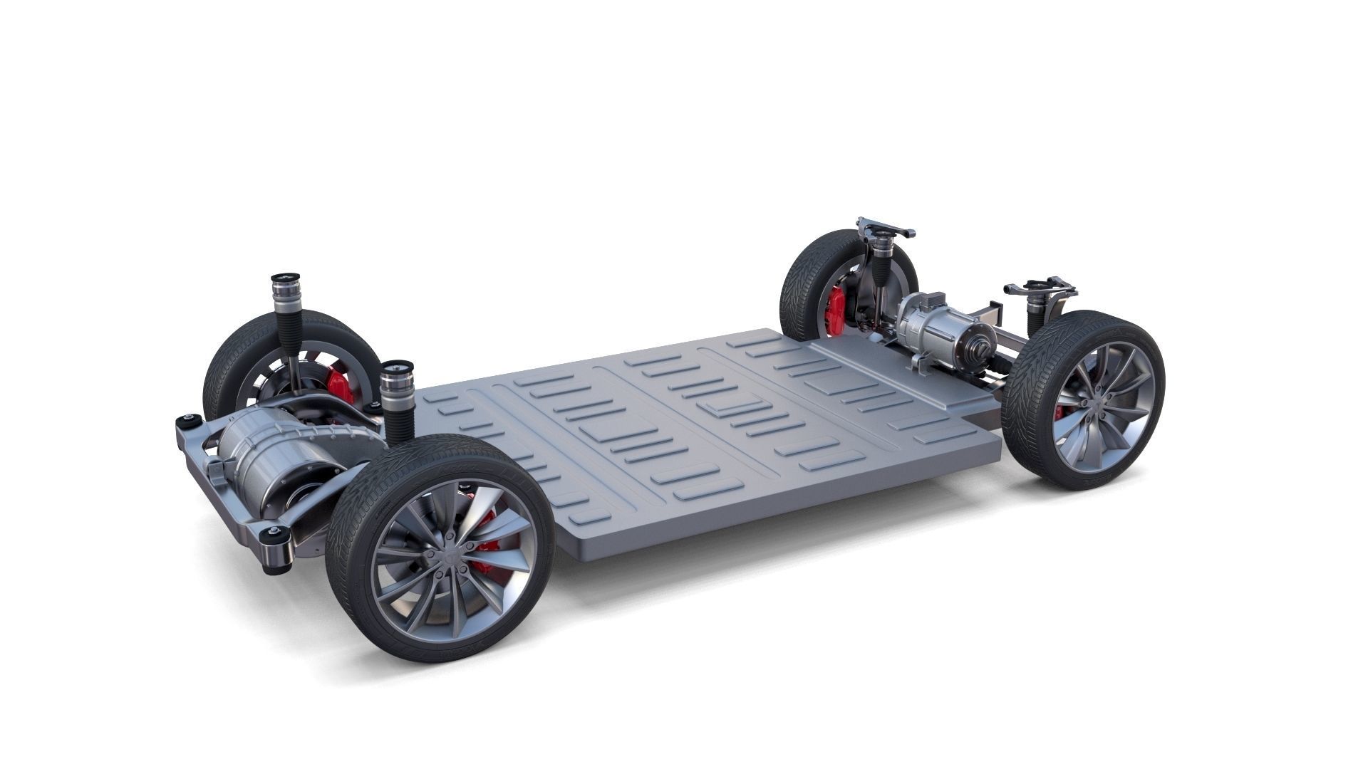 Tesla Chassis Pack Semi Roadster Model S X 3 3D model | CGTrader