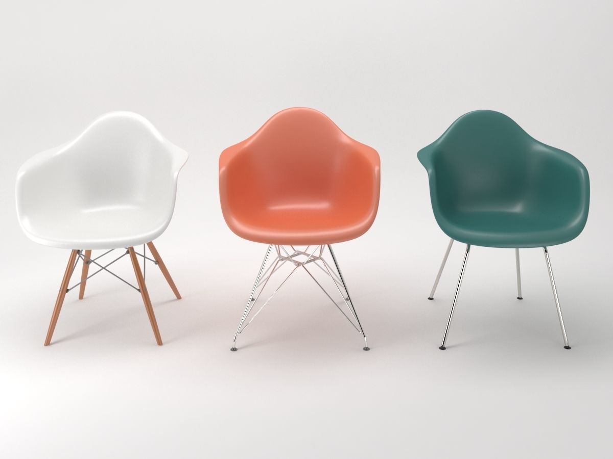 vitra armchairs 3D model | CGTrader