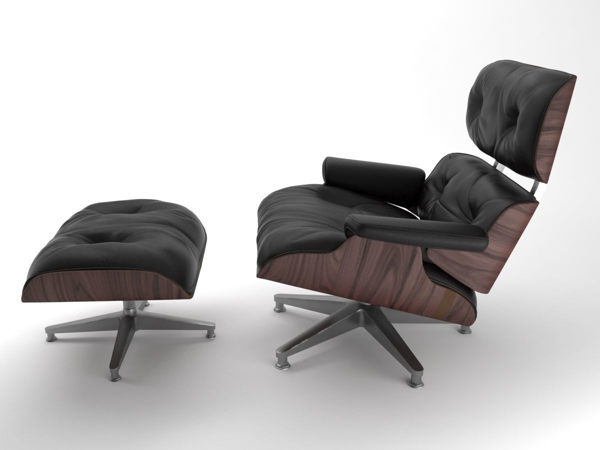 eames lounge 3D model | CGTrader