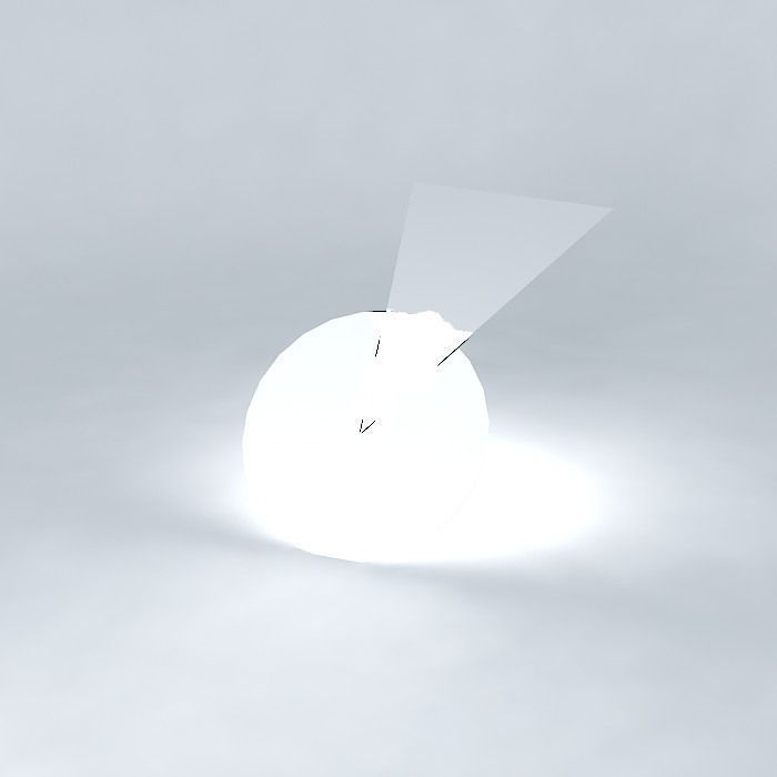 Circle perpendicular to line free 3D model | CGTrader