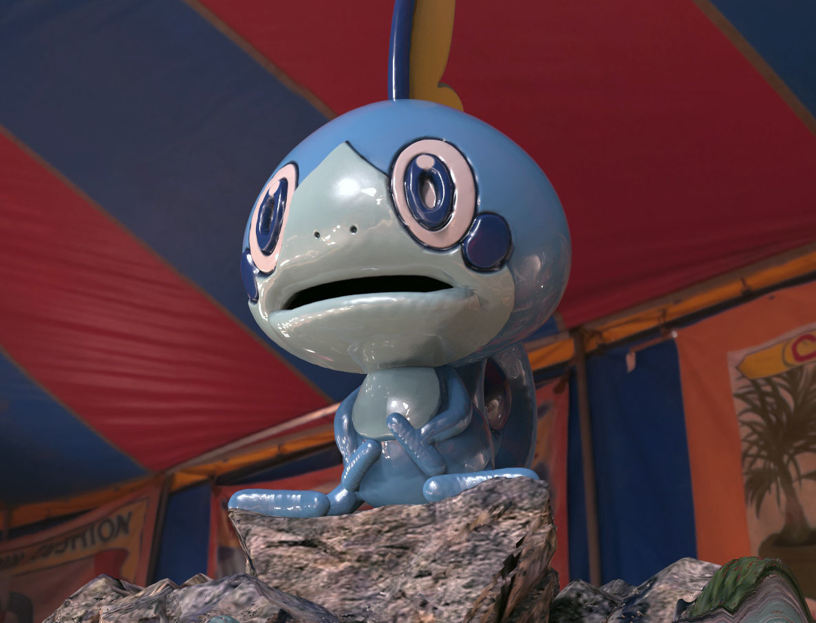 POKEMON Sobble Diorama 3D model 3D printable | CGTrader