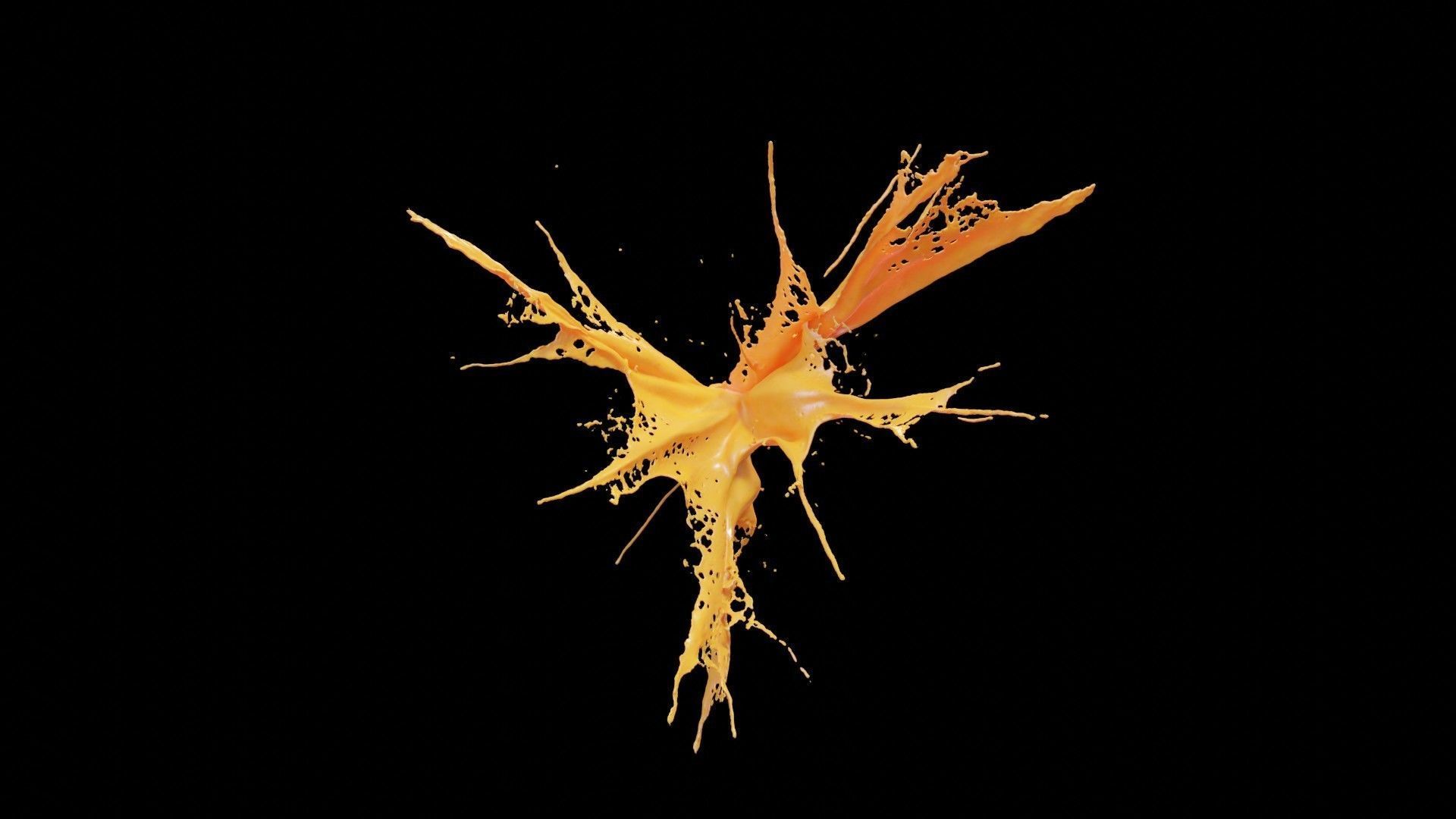 Liquid Explosion 3D model | CGTrader