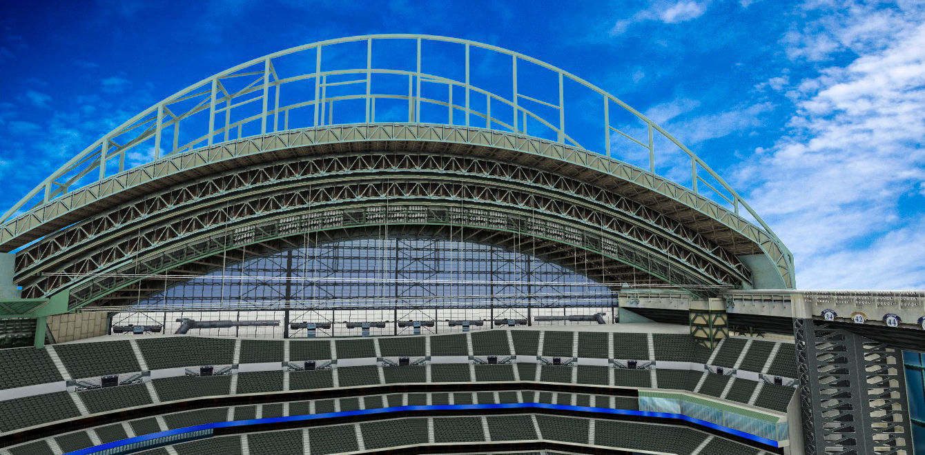 3D model Milwaukee Brewers Stadium VR / AR / low-poly | CGTrader