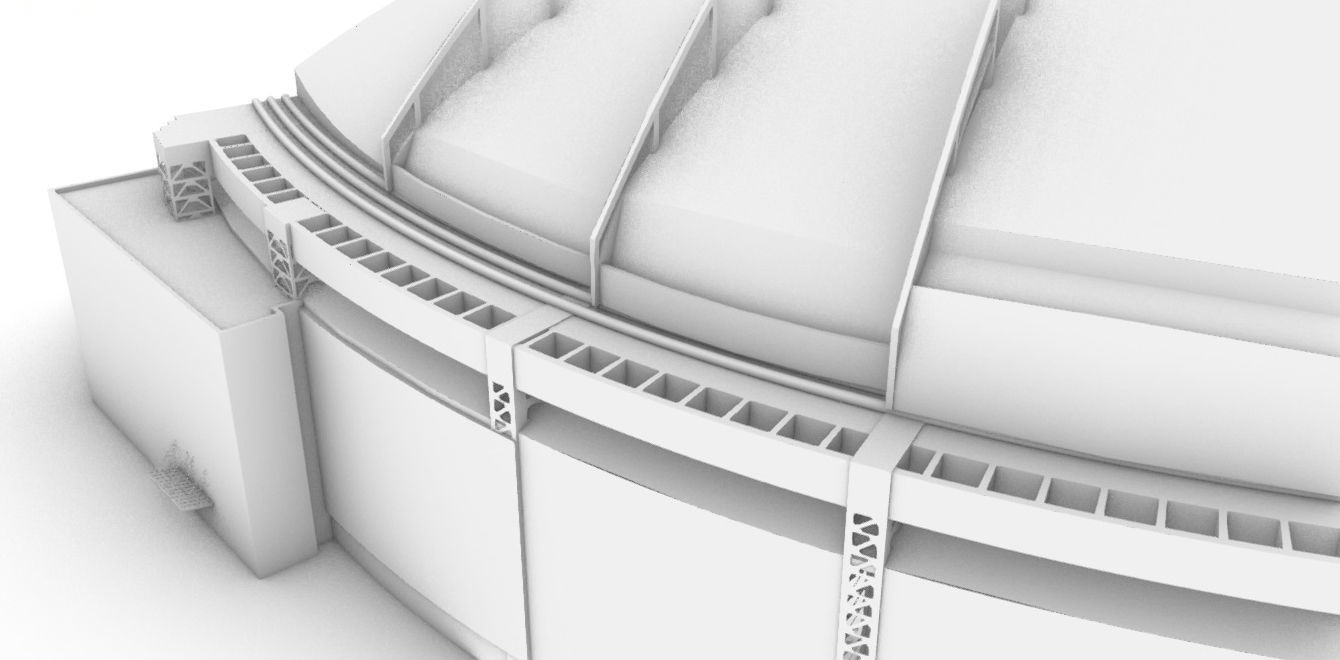 3D model Milwaukee Brewers Stadium VR / AR / low-poly | CGTrader