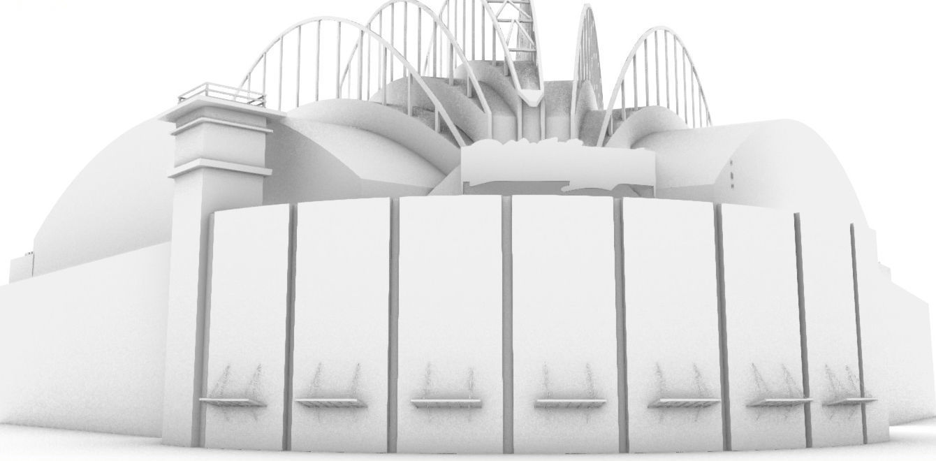 3D model Milwaukee Brewers Stadium VR / AR / low-poly | CGTrader