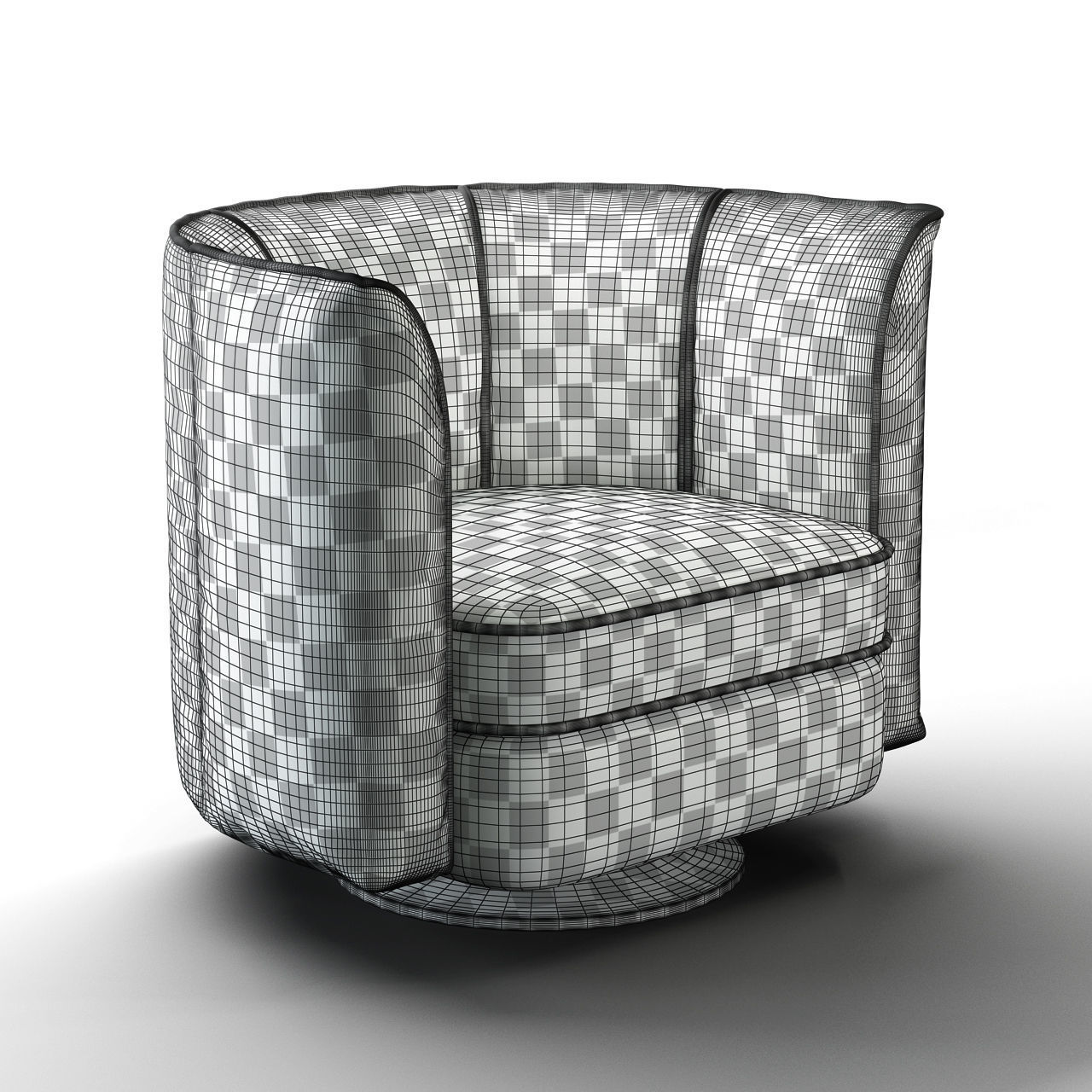 Flower lounge chair 3D model | CGTrader