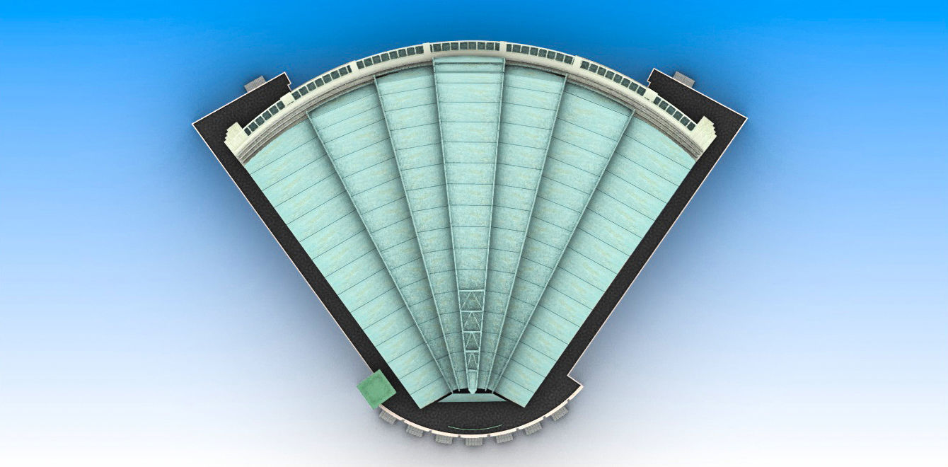 3D model Milwaukee Brewers Stadium Exterior VR / AR / low-poly | CGTrader