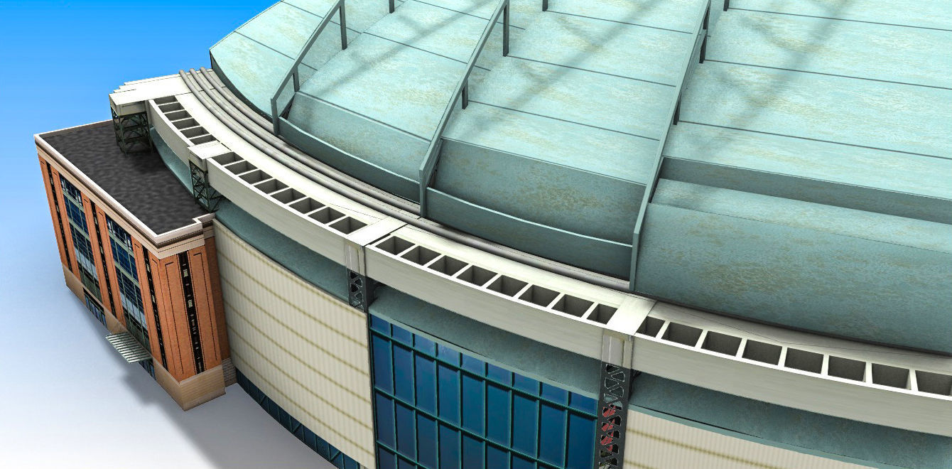 3D model Milwaukee Brewers Stadium Exterior VR / AR / low-poly | CGTrader