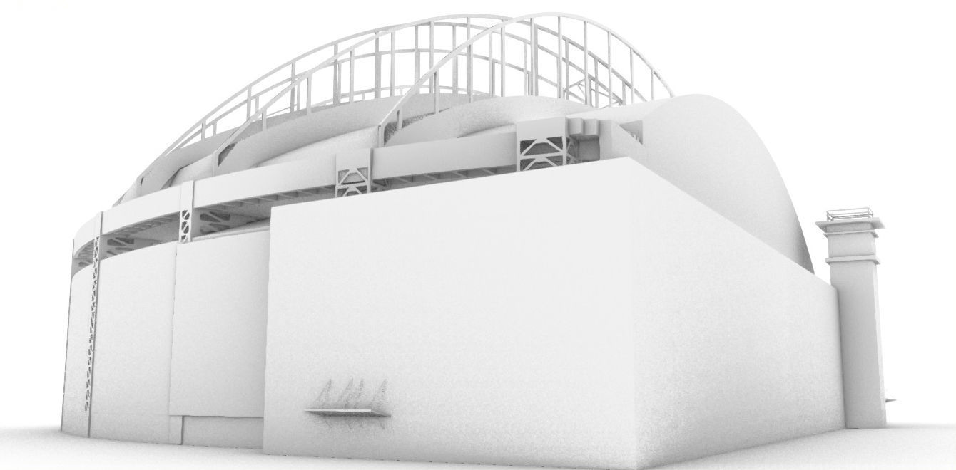 3D model Milwaukee Brewers Stadium Exterior VR / AR / low-poly | CGTrader