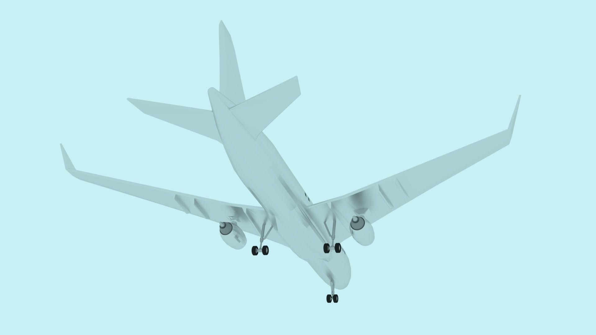 Passenger Plane free 3D model rigged | CGTrader