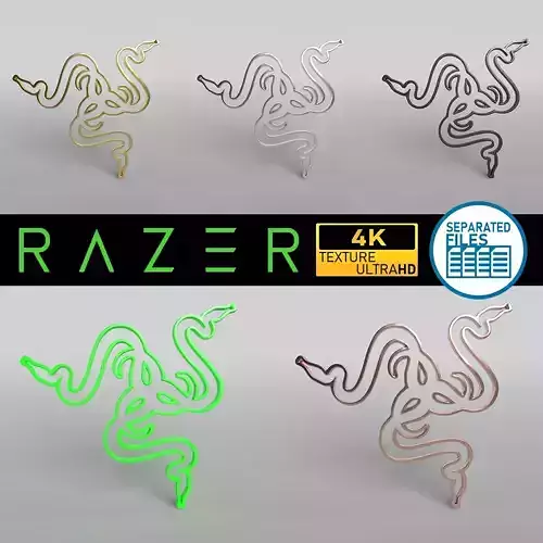 Razer Logo v1 Pack free VR / AR / low-poly 3D model | CGTrader