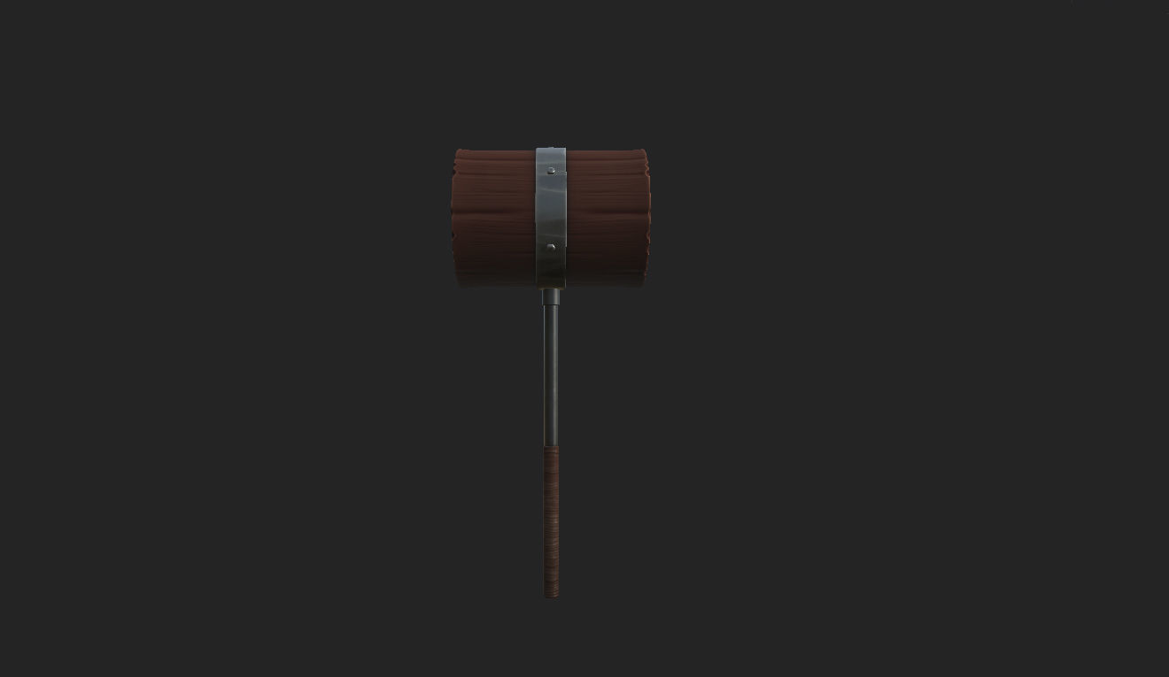 Wooden Mallet 3D model | CGTrader