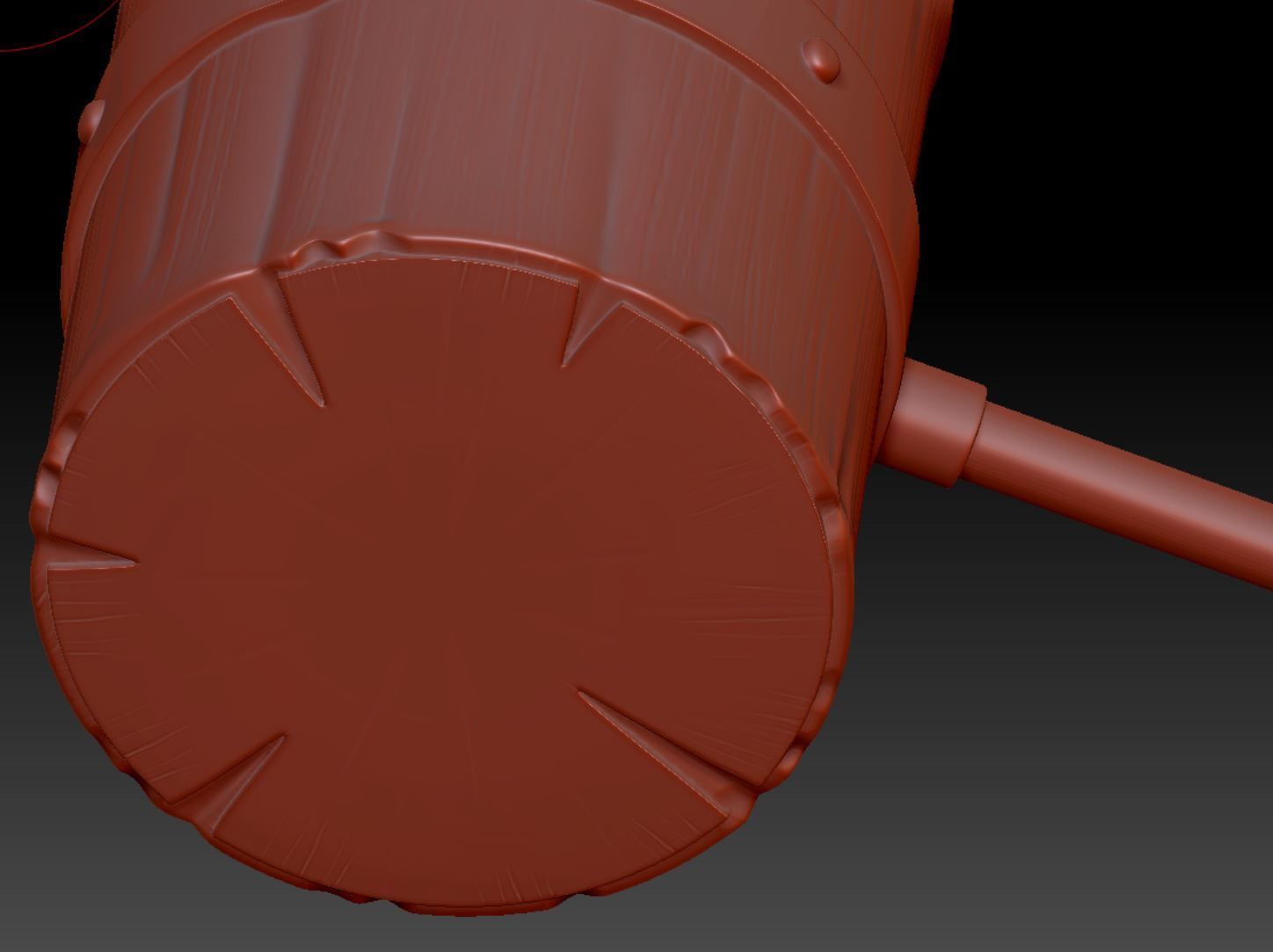 Wooden Mallet 3D model | CGTrader