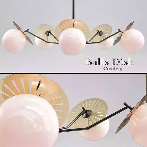 Balls Discs Circle 5 3D model | CGTrader