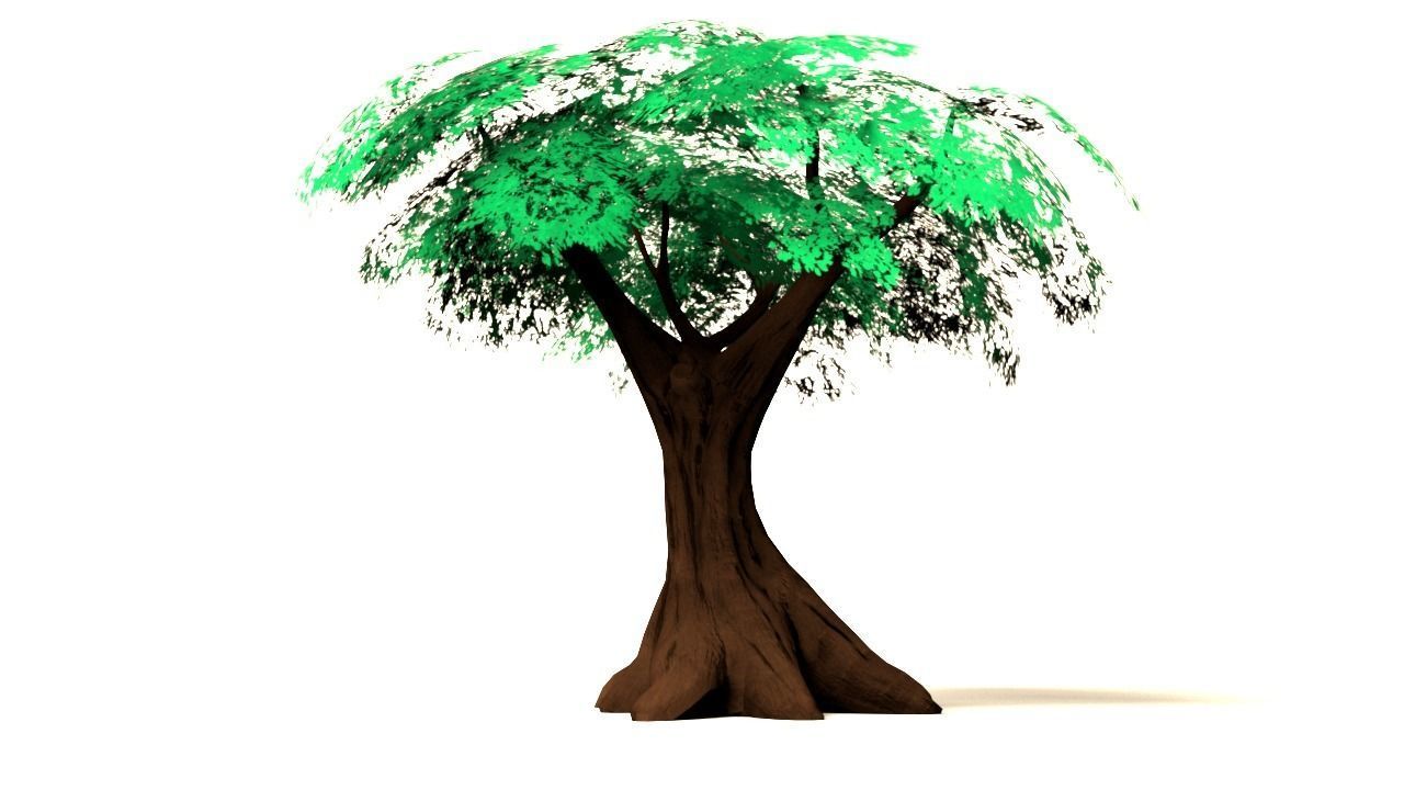 Stylized Tree 3D model | CGTrader
