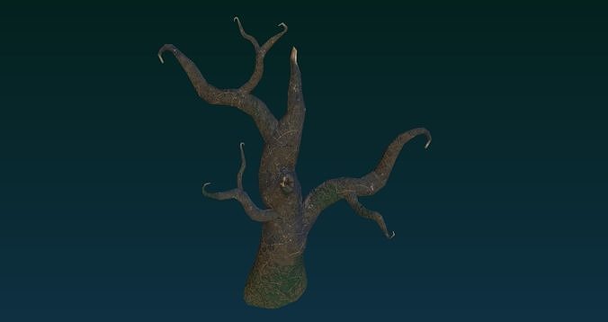 3D model Spooky Halloween Old Tree VR / AR / low-poly | CGTrader