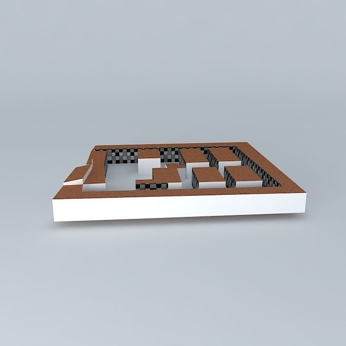 Cemetery maze free 3D model | CGTrader