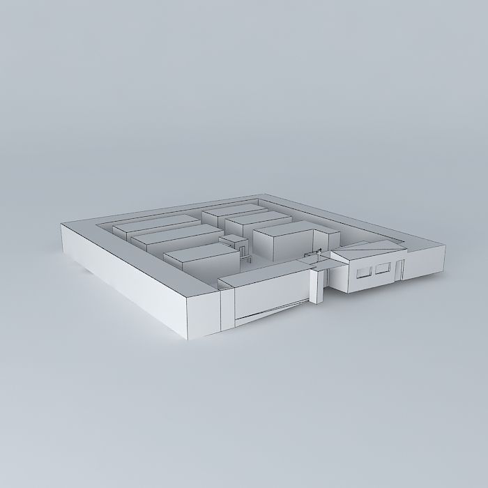 Cemetery maze free 3D model | CGTrader