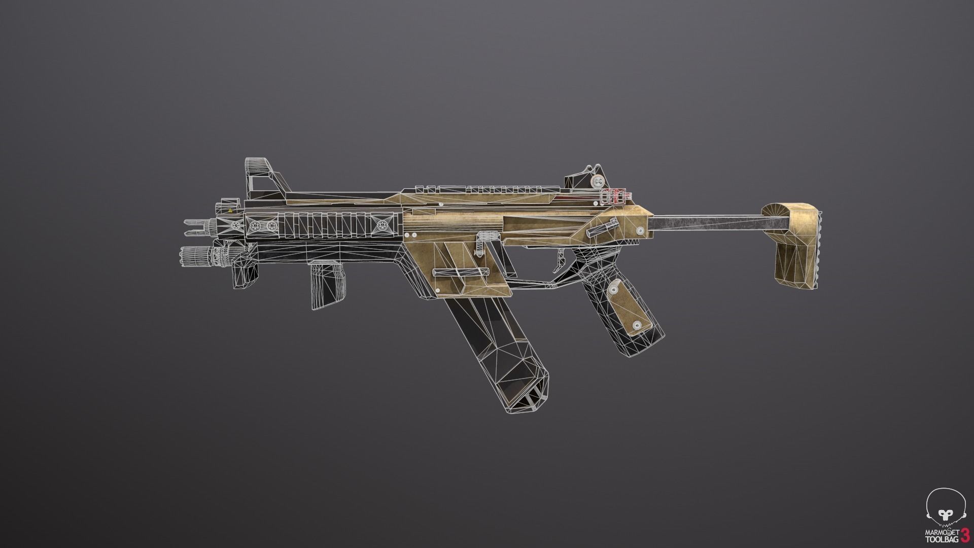 3D model R-99 from apex legends VR / AR / low-poly | CGTrader