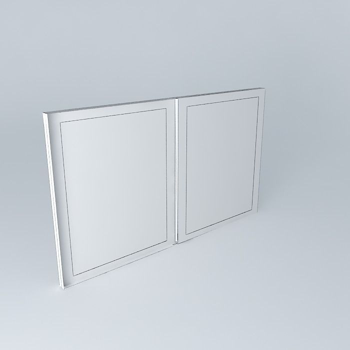 Aluminum sliding window free 3D model | CGTrader
