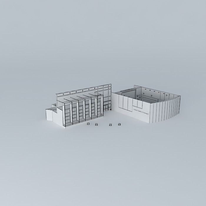 Main Entrance ITECH free 3D model | CGTrader