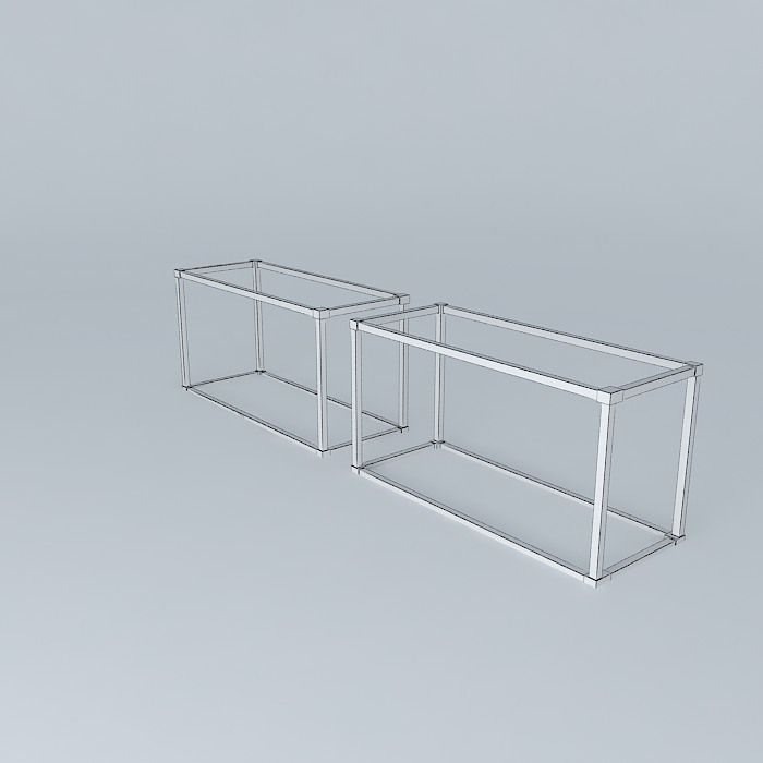 Chassis two boxes free 3D model | CGTrader