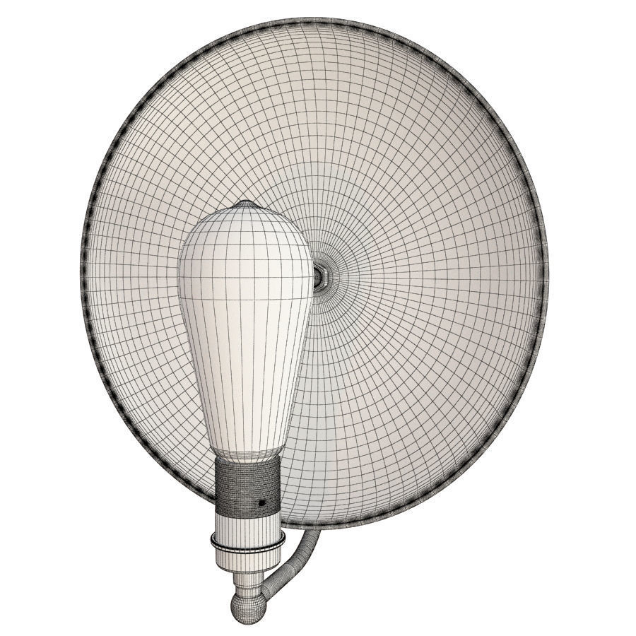 Cullen Industrial Wall Light Mullan 3D model | CGTrader